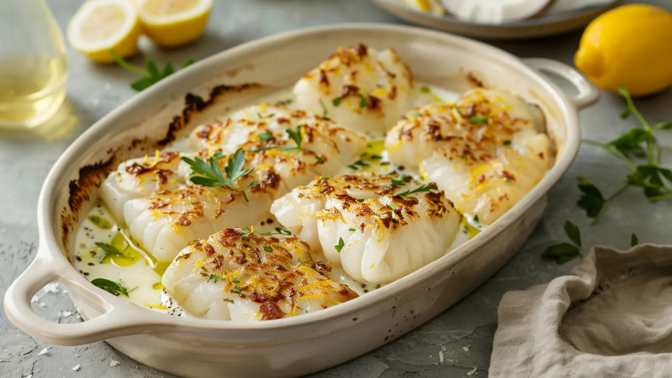 Coconut Lemon Cod - An Intentional Oven-Baked Fish Recipe